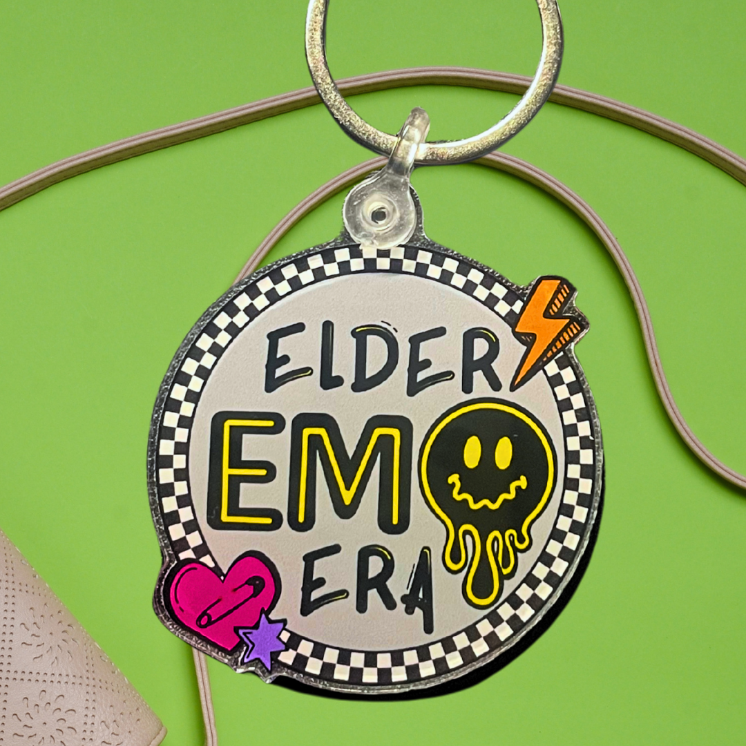 ELDER EMO KEYCHAIN – DEATH CRAFTS FOR CUTIE